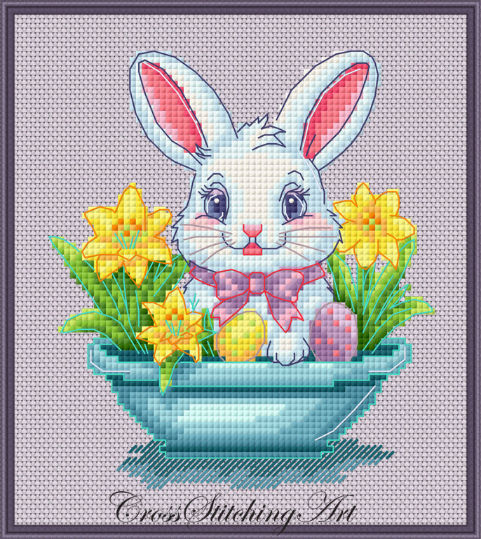 Hoppy Easter! – Cross Stitching Art