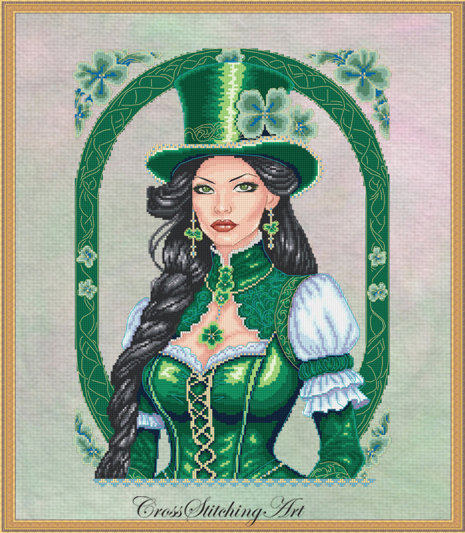 Lady Luck – Cross Stitching Art