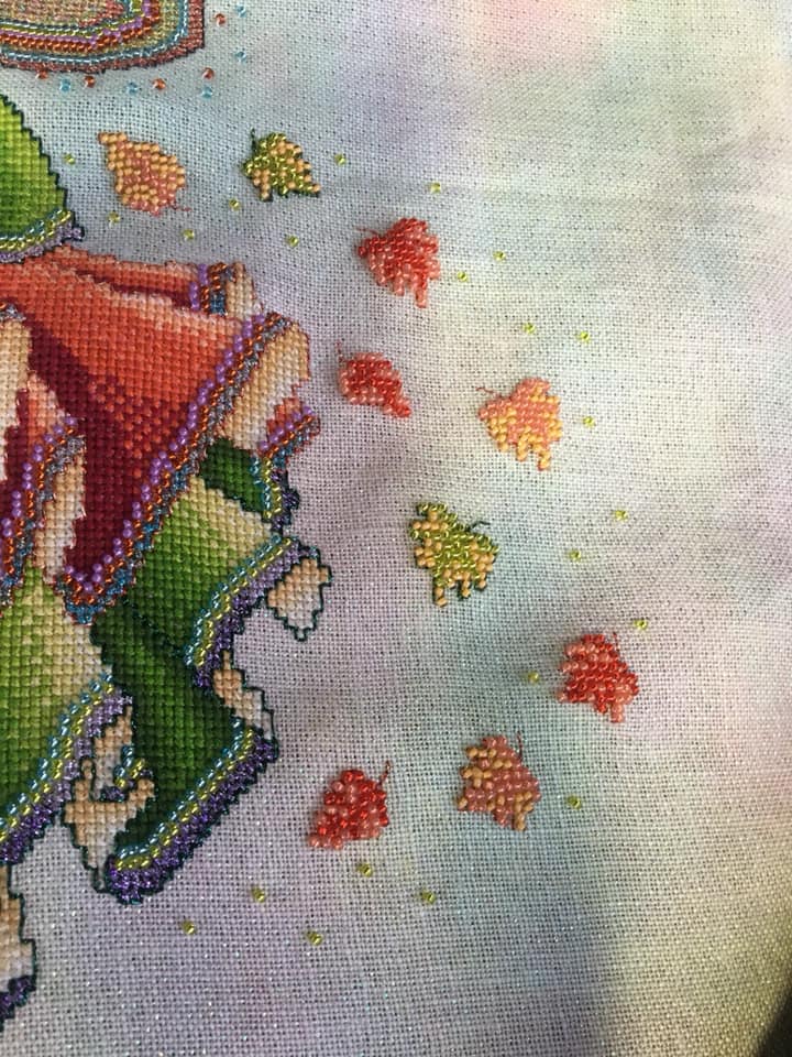 Fallyn, The Fall Fairy – Cross Stitching Art